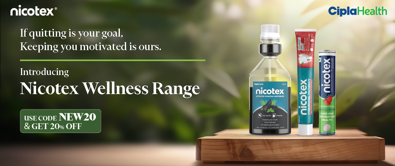 Nicotex: Your Path to Smoke-Free Life | Cipla Health