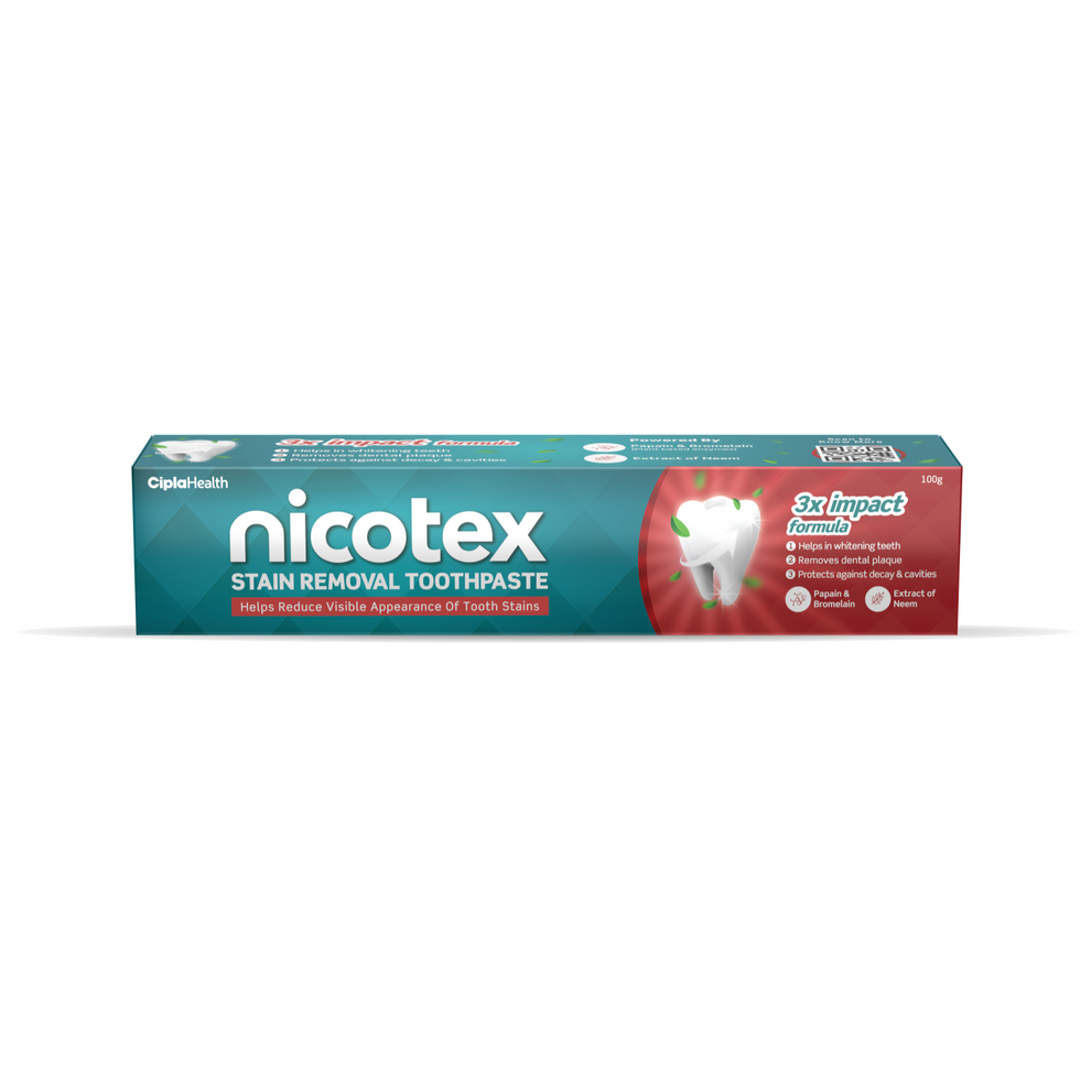 Nicotex Stain Removal Toothpaste - 100g